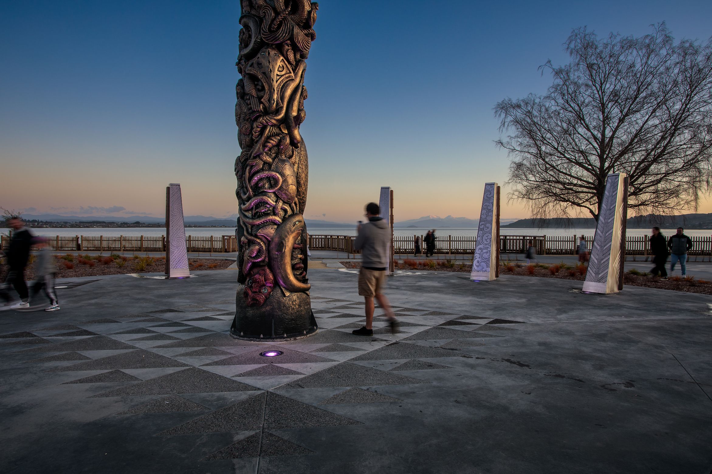 Taupo Te Atea Lakefront Water Features
