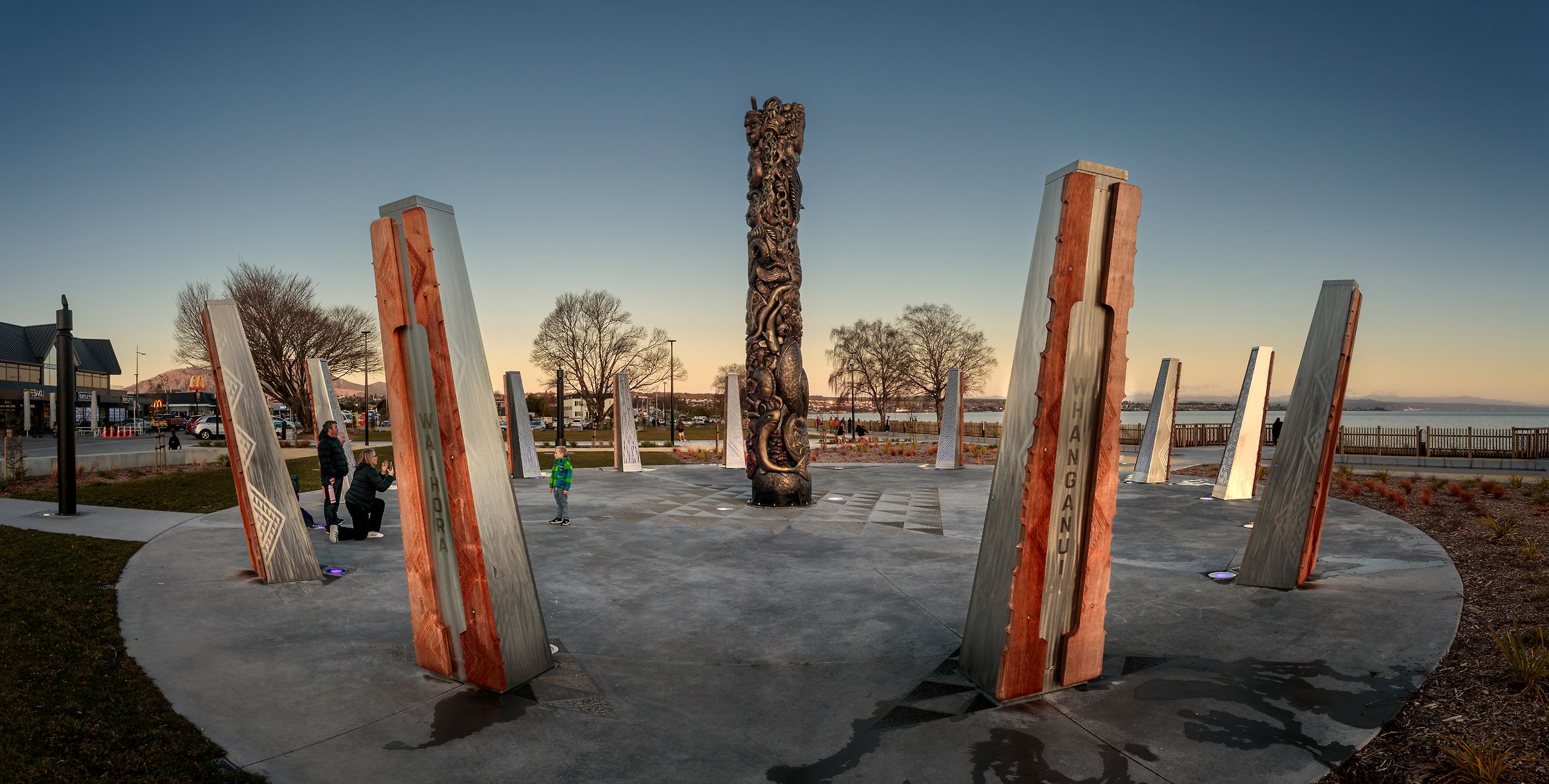 Taupo Te Atea Lakefront Water Features
